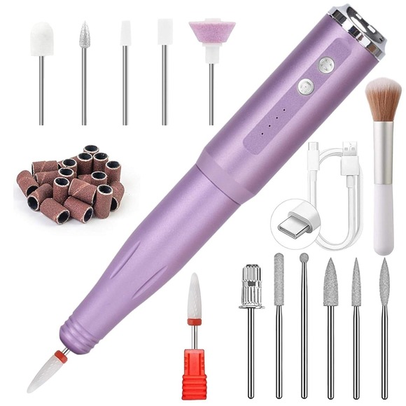 The Unbranded Brand | Makeup | Nail Drill And Dremel Mn6 Purple 14in1 ...